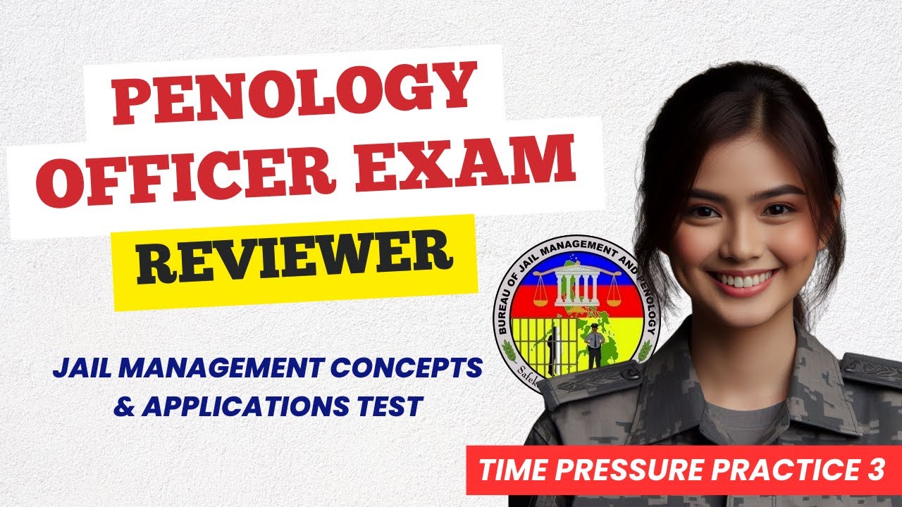 Penology Officer Examination Reviewer Jail Management Concepts ...