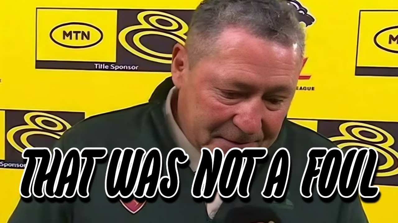 STEVE BARKER MAD AT REFEREE FOR ORLANDO PIRATES 2nd GOAL - YouTube