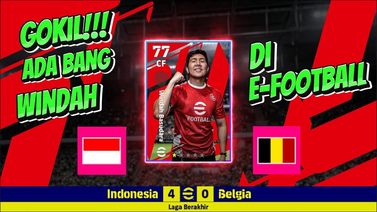 Gokil!! Bang Windah Ada Di E-Football! 😱😱😱 - YouTube