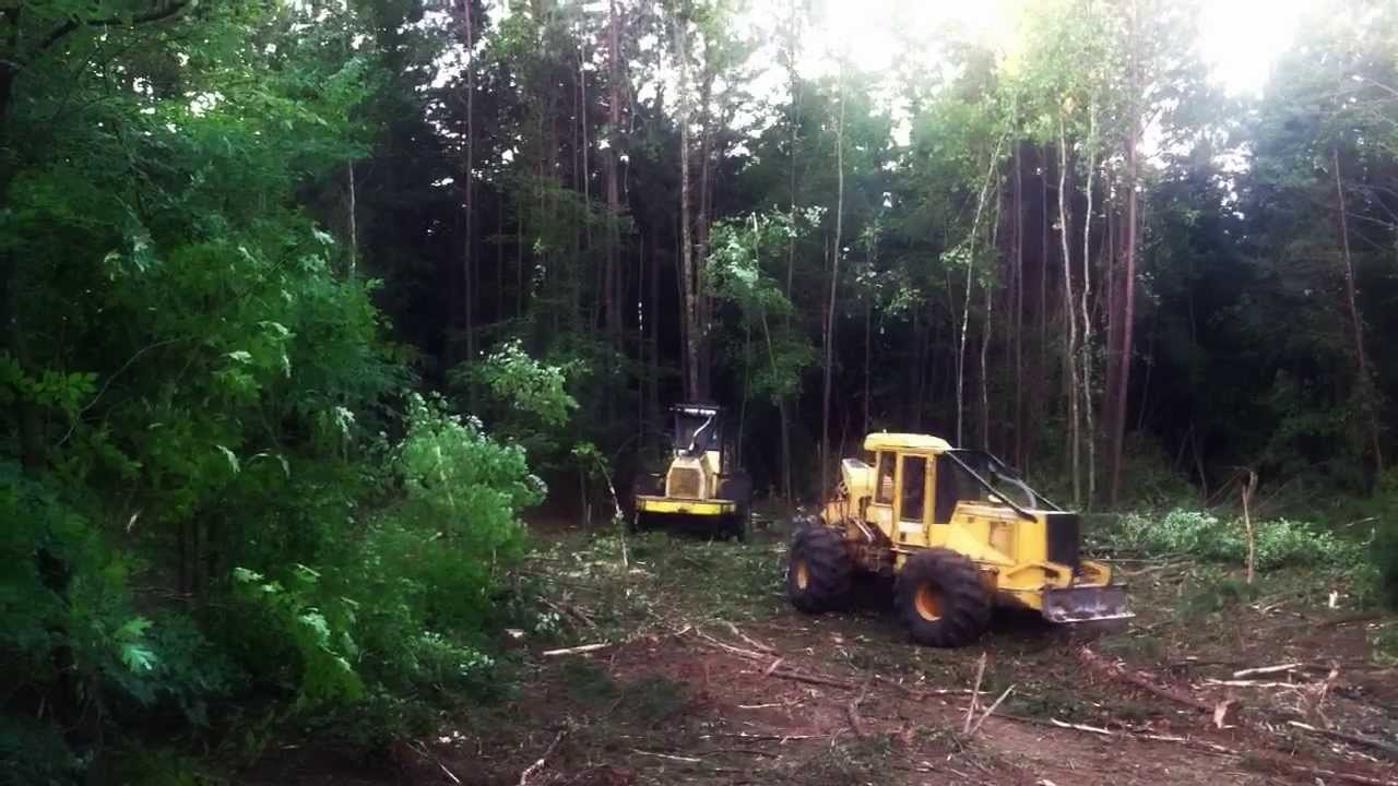 Logging in ALabama - YouTube