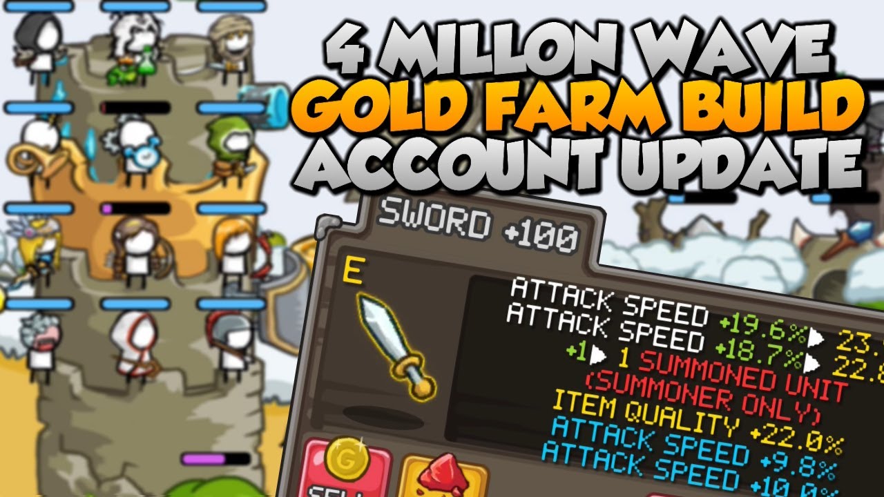 MY GIANTS got a NEW ITEM + 4M WAVE GOLD BUILD UPDATE | Grow Castle ...