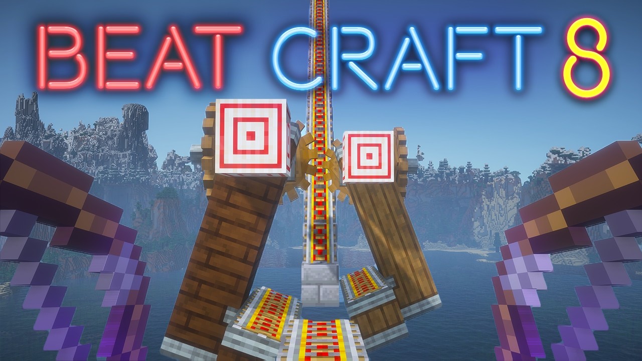 If Minecraft was a Rhythm Game | Trickshot Madness - YouTube