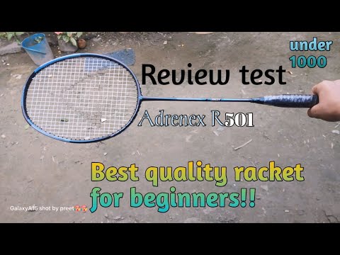 Adrenex r501 racket unboxing and review!! link in description 👇👇 - YouTube