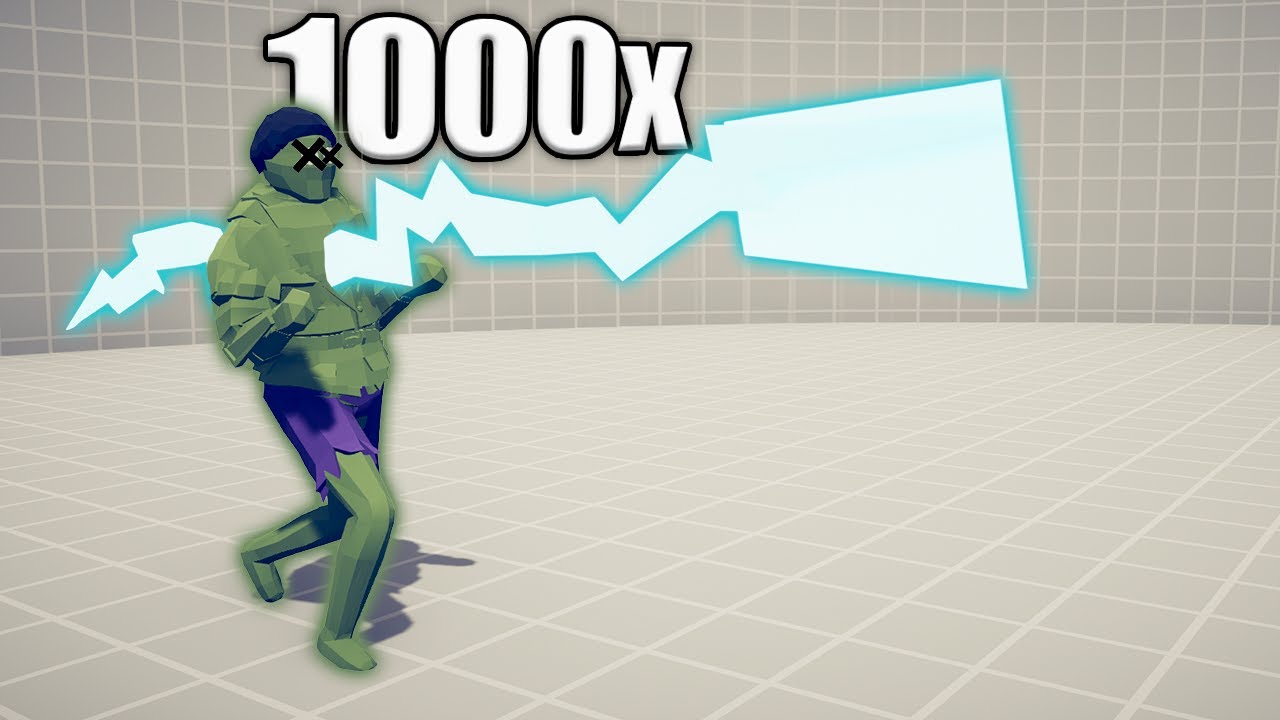 1000x OVERPOWERED ZEUS LIGHTNINGS vs UNITS - TABS | Totally Accurate ...