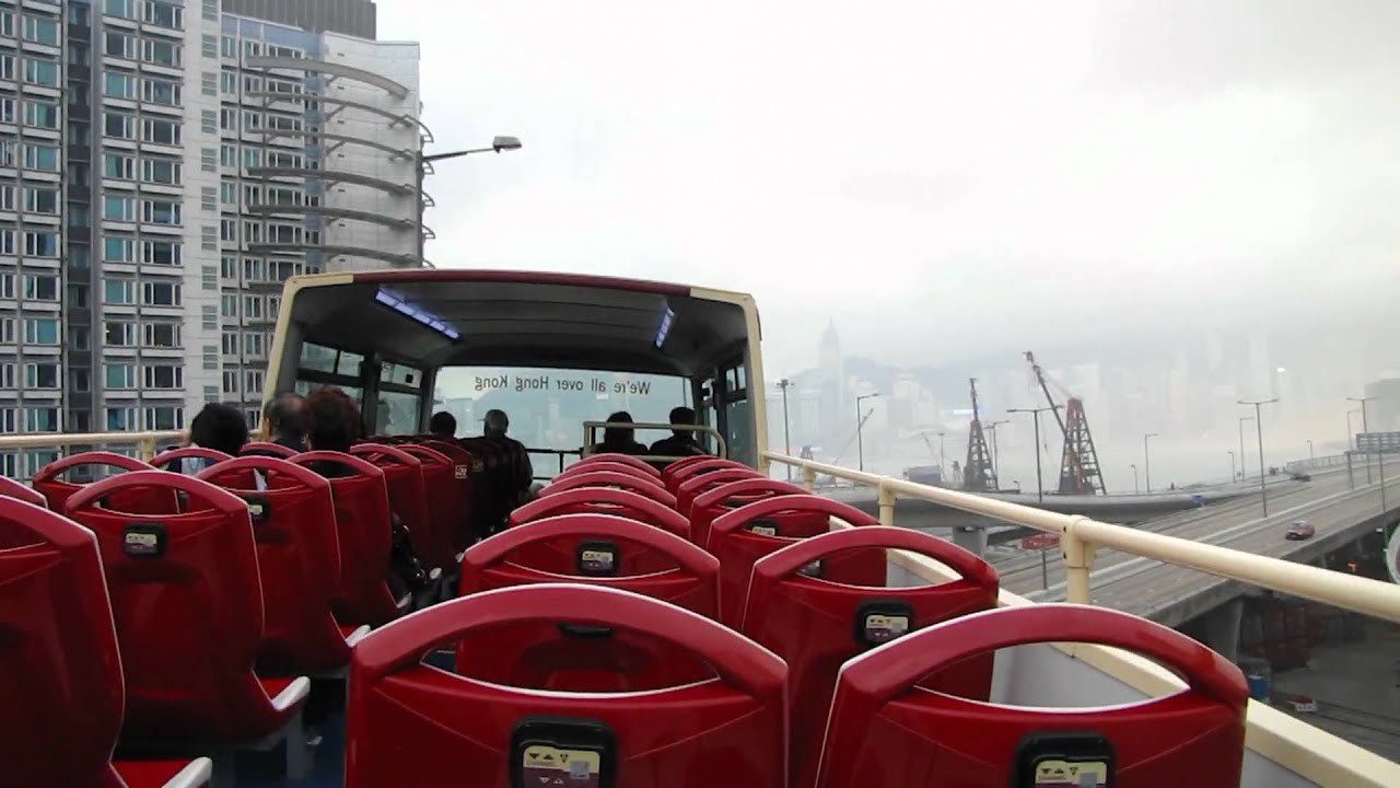 Ankai open-top bus of Big Bus Company (Hong Kong) 大巴士 (香港) 安凱 - YouTube