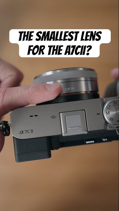 TINY lens for the Sony A7CII - YouTube