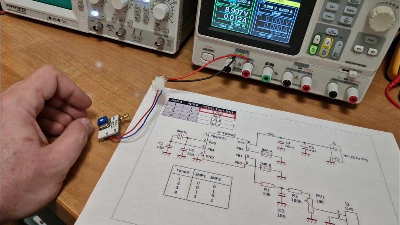 Prosty i tani generator CTCSS 123Hz do przemiennika CB / 11m - CTCSS ...