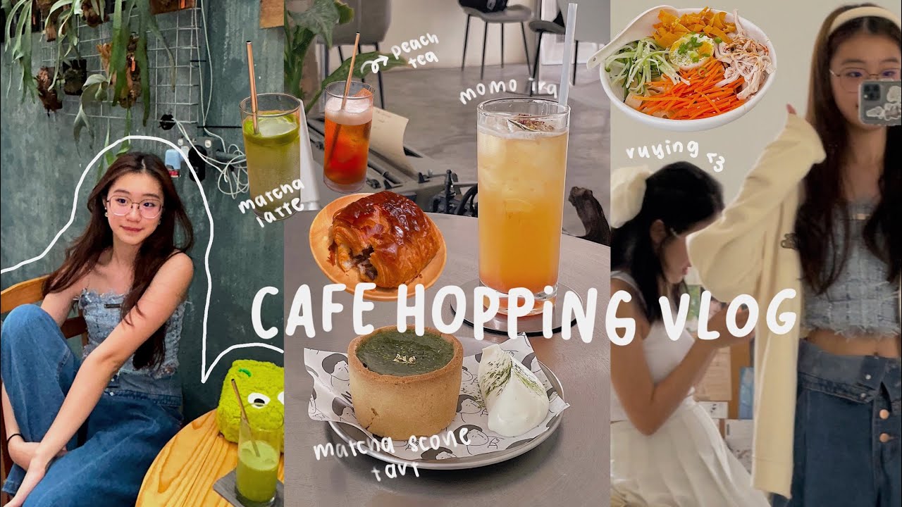 cafe hopping vlog •^ ☁️🍓 - YouTube