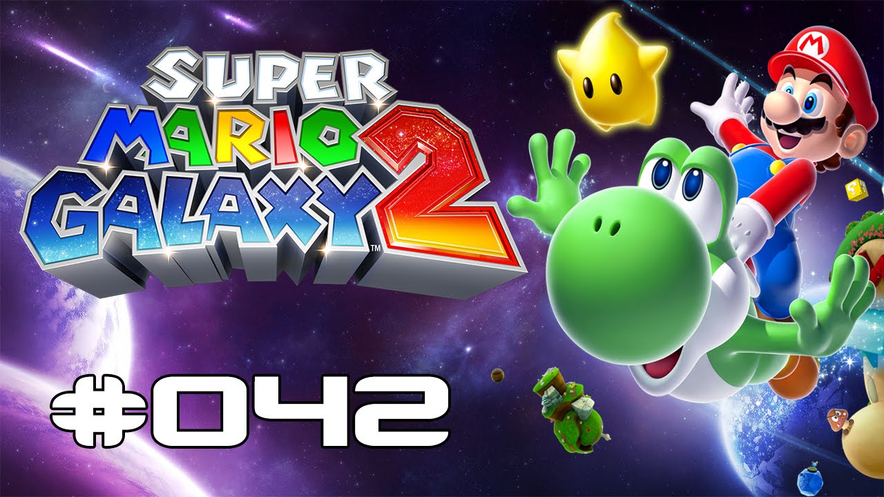 Let's Play Super Mario Galaxy 2 (Blind/100%) - #042 - Rutschige Dächer ...