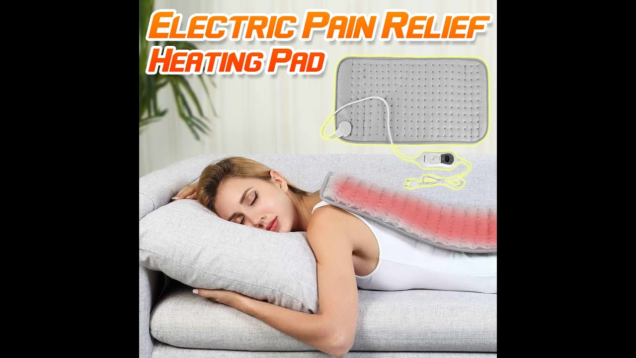 Electric Pain Relief Heating Pad with Optimized 6 Levels of Temperature ...