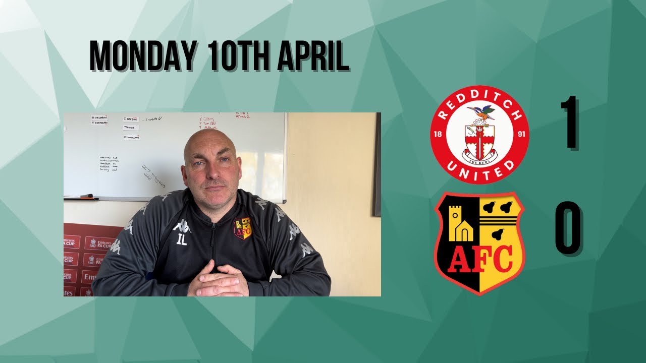 Ian long discusses our 1-0 loss away at Redditch United🎙️ - YouTube