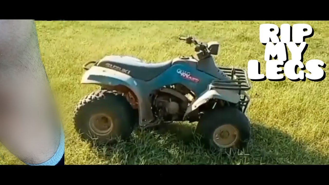 Suzuki quad runner lt160 first ride after 3 years - YouTube