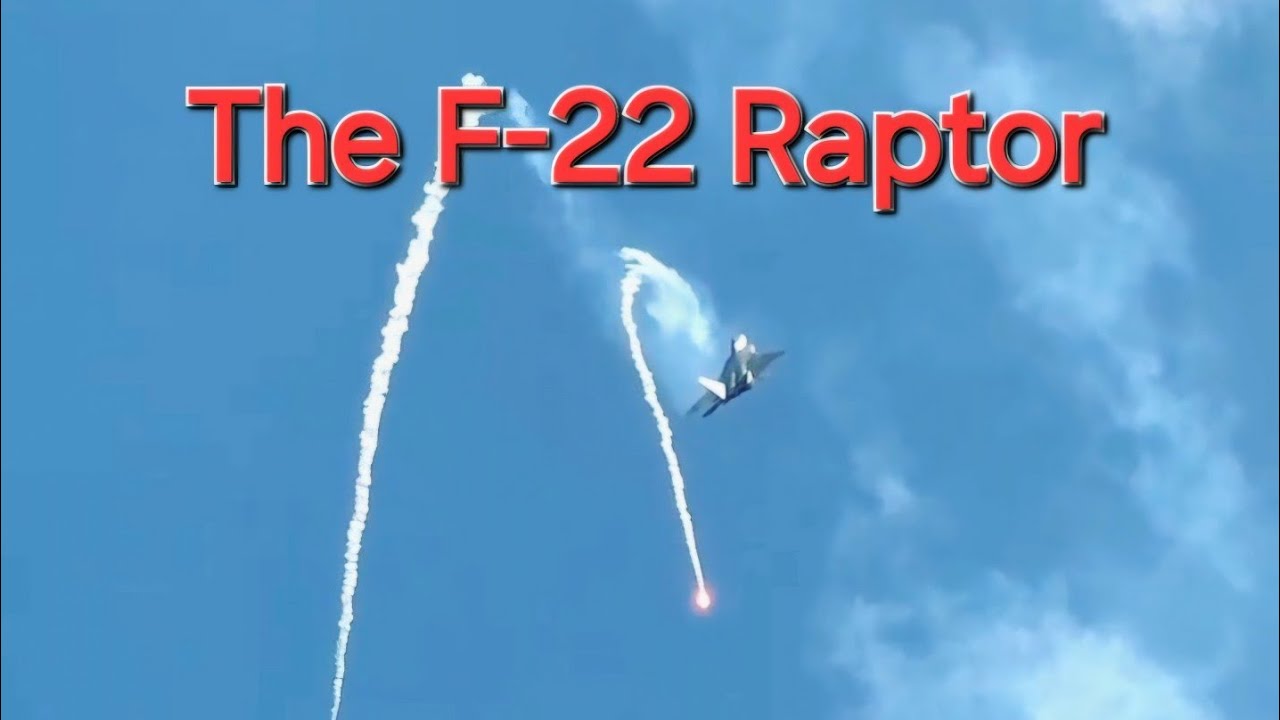 Lockheed Martin F-22 Raptor Flare Action - YouTube