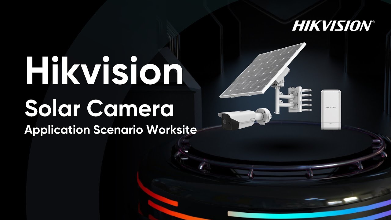 Hikvision Solar Camera – Outdoor Worksite Application - YouTube