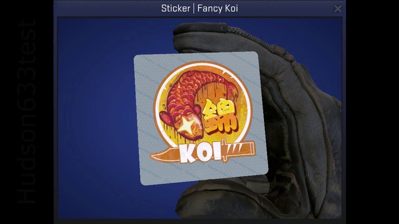 Fancy Koi Sticker CSGO - YouTube