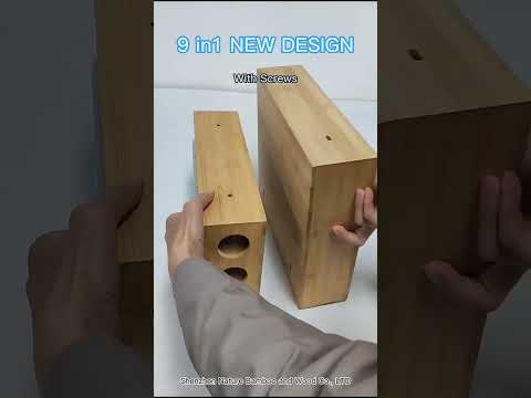 9 in 1 Bamboo Ziplock Bag Storage Organizer VMI SB 70033 1 - YouTube