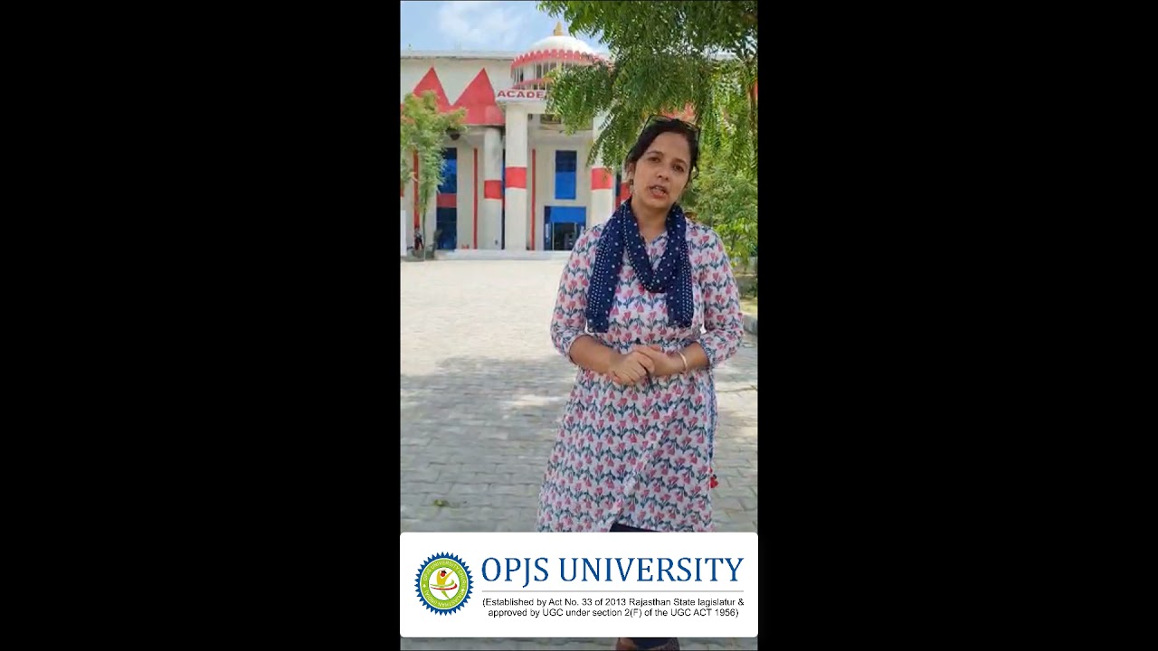 OPJS University Churu | PhD Scholar Review 5 | OPJS Campus | OPJS ...