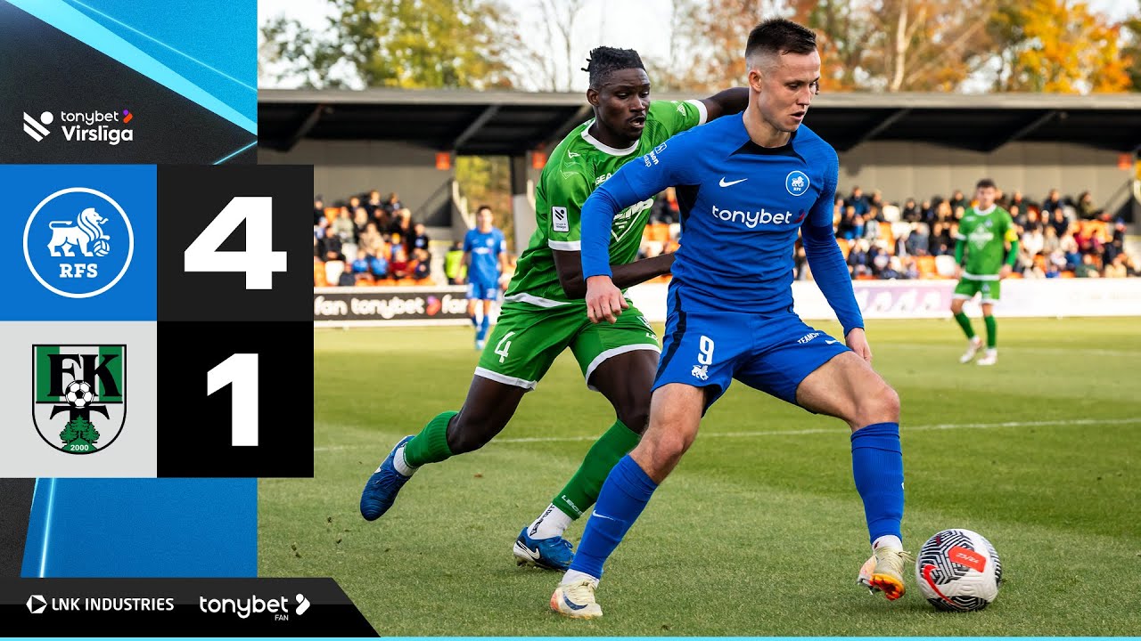 FC RFS 4:1 FK TUKUMS 2000/TELMS | GOALS | VĀRTU KAMERA - YouTube