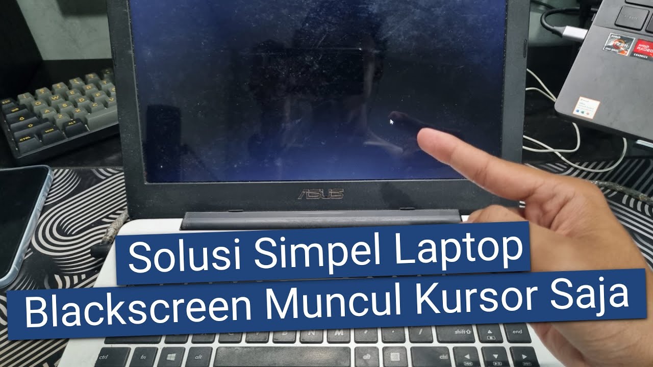 Cara Mengatasi Laptop Black Screen Hanya ada Kursor saja - YouTube