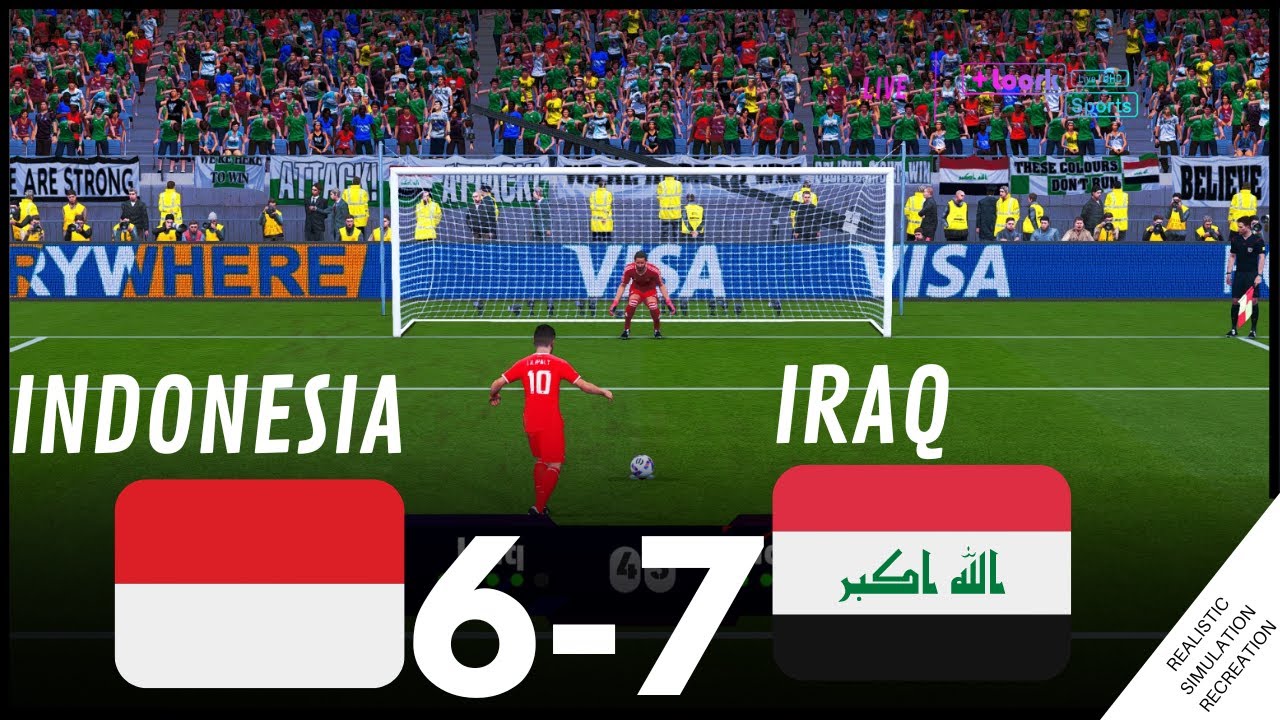 INDONESIA U23 VS IRAK U23 - Adu Penalti - Piala Asia AFC U23 2024 ...