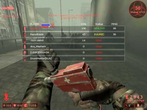 Killing Floor Suicidal, Wave 1, 6 players, 177 zombies