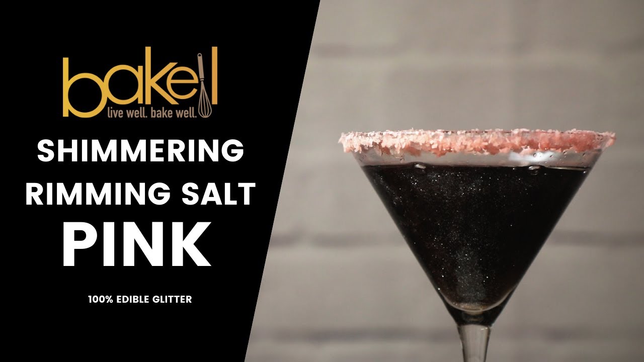 Cocktail Salt Rim - Pink Shimmer Cocktail Rimming Salt | Bakell® - YouTube