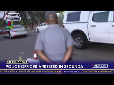Police officer arrested for truck hijacking