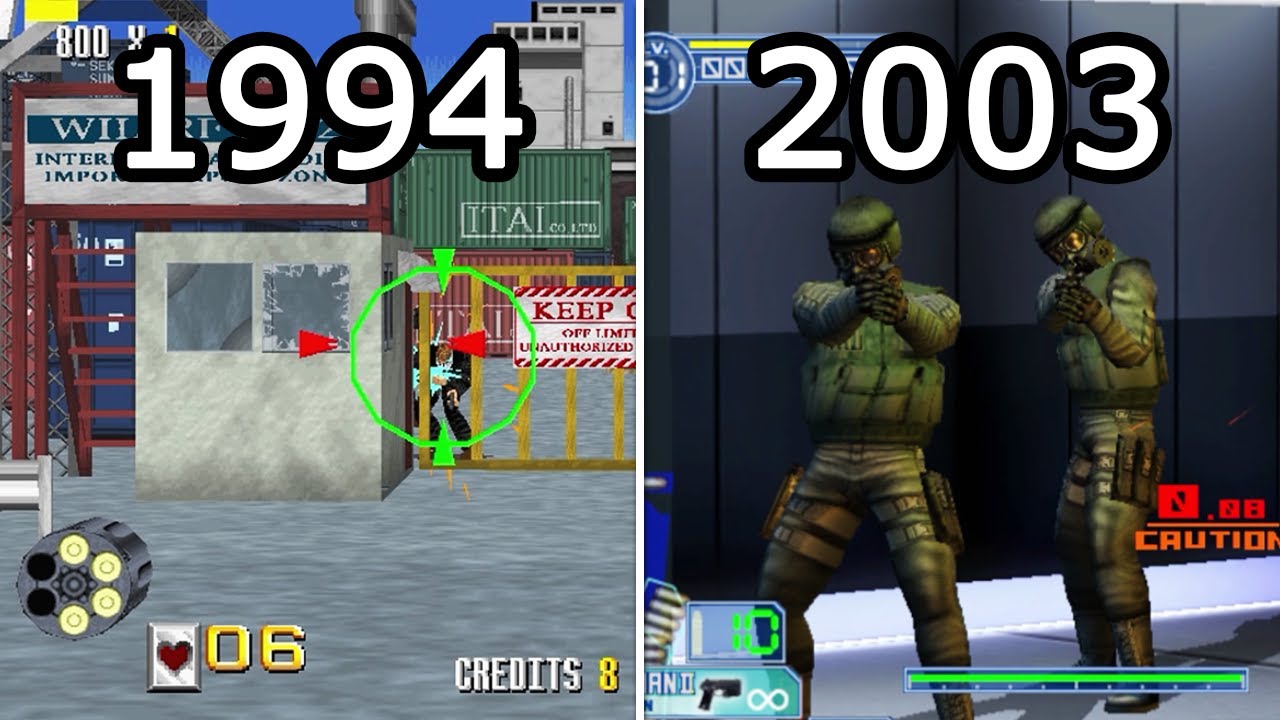 Evolution of Virtua Cop (1994-2003) - YouTube