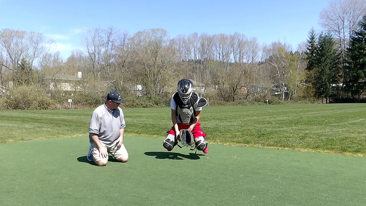 Catchers blocking fundamentals - YouTube