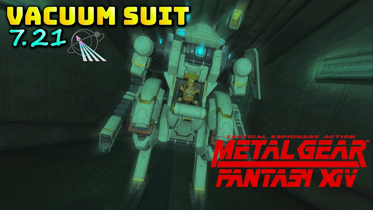 FFXIV: Vacuum Suit! - New 7.21 Mech Mount! - YouTube