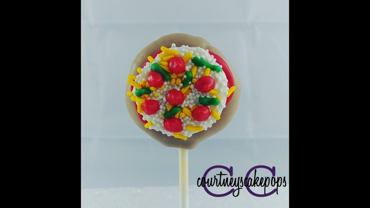 Pizza Cakepops | Courtney's Cakepops - YouTube