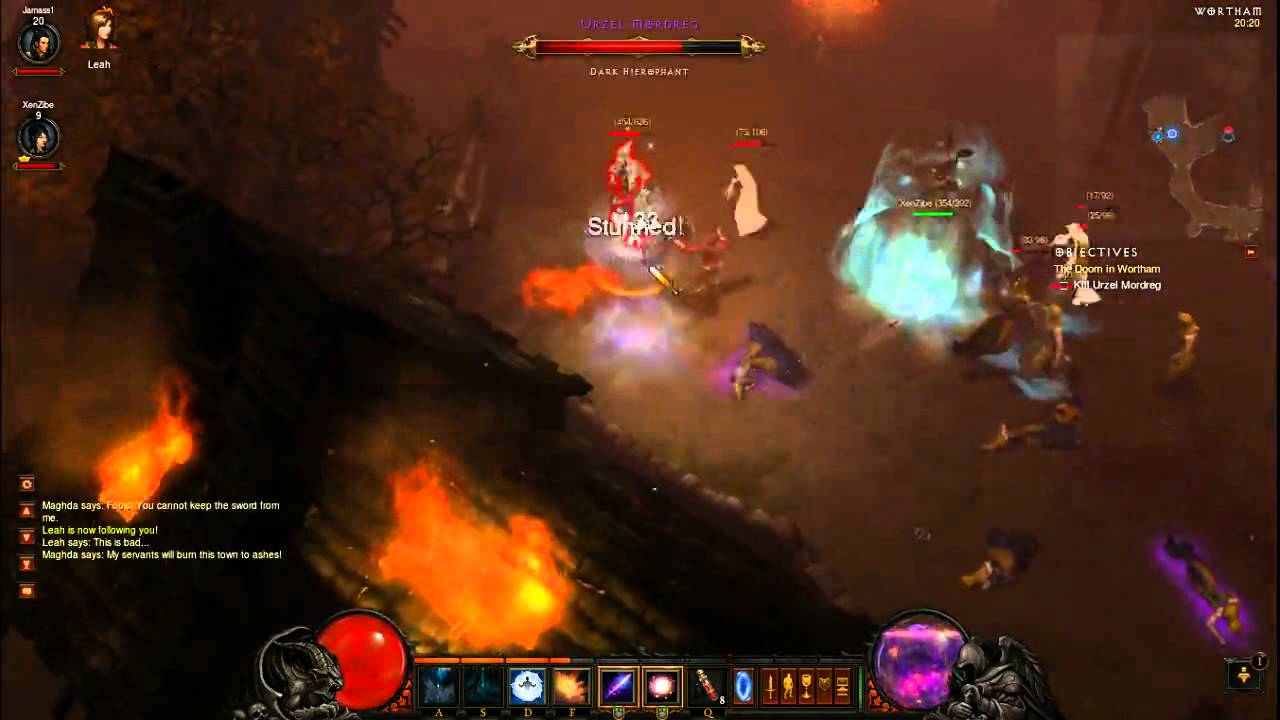 Diablo 3 - Wizard Leveling up pt5 - YouTube