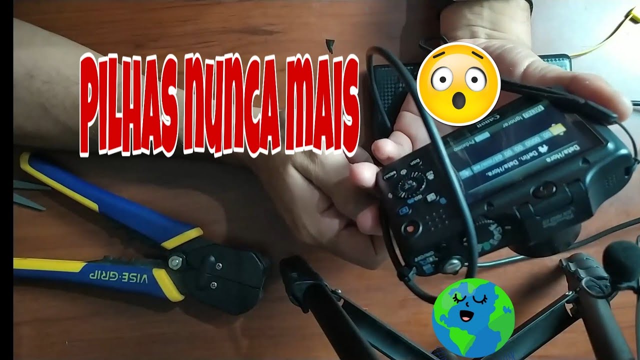 Liguei uma Power bank .na minha câmera Canon - YouTube