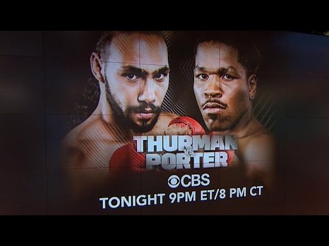 CBS hosts first primetime boxing event in 38 years - YouTube