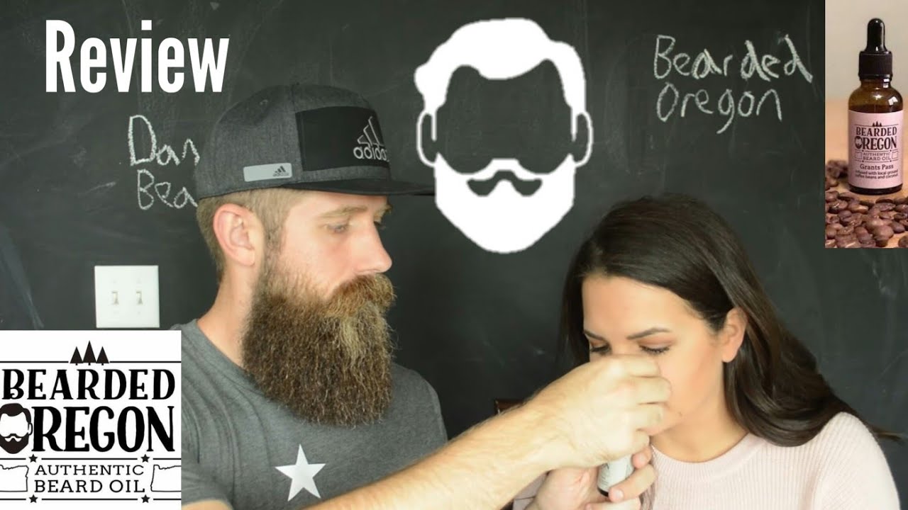 Coffee grounds in beard oil? Bearded Oregon review! - YouTube