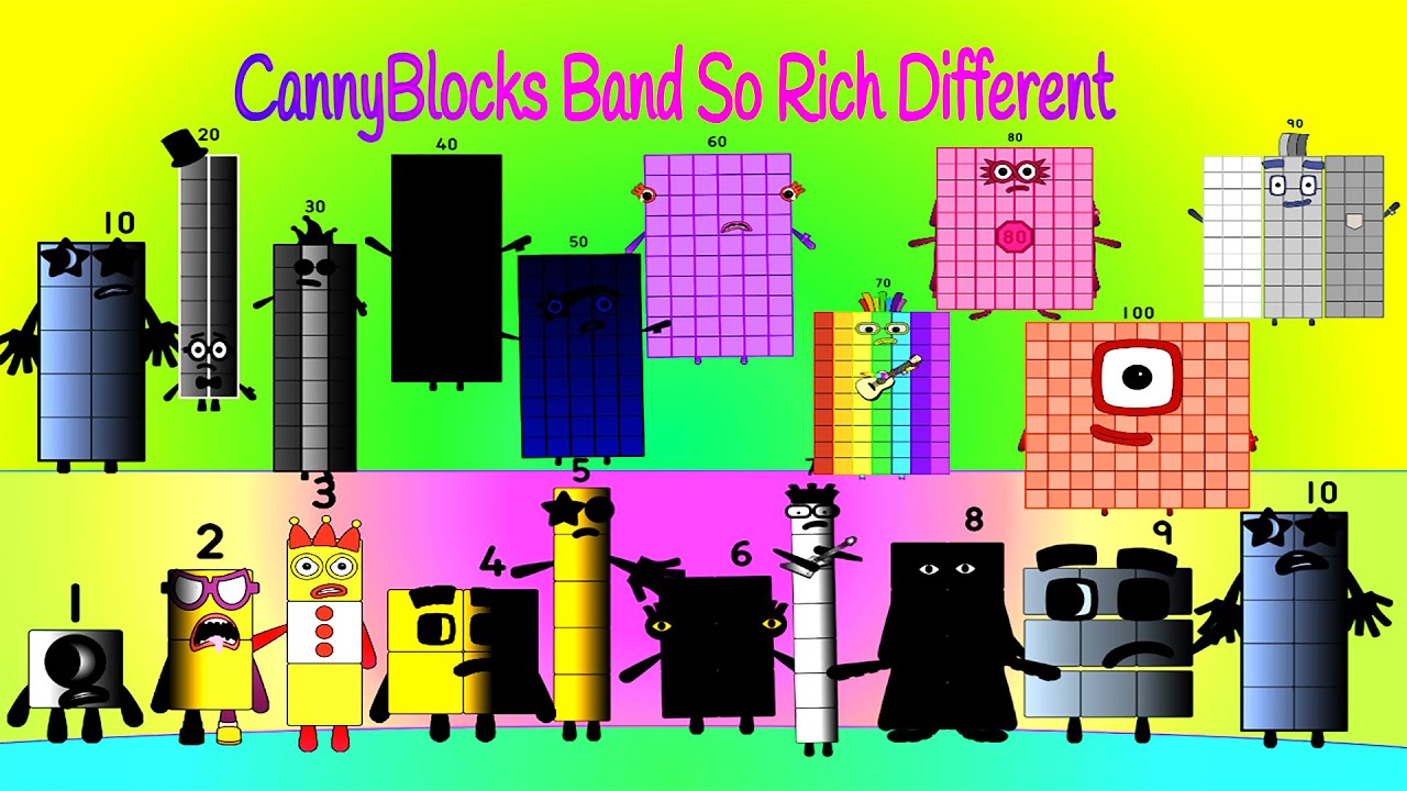 CannyBlocks Band So Rich Different Tens (10-100) Vs Ones (1-10) | Great ...