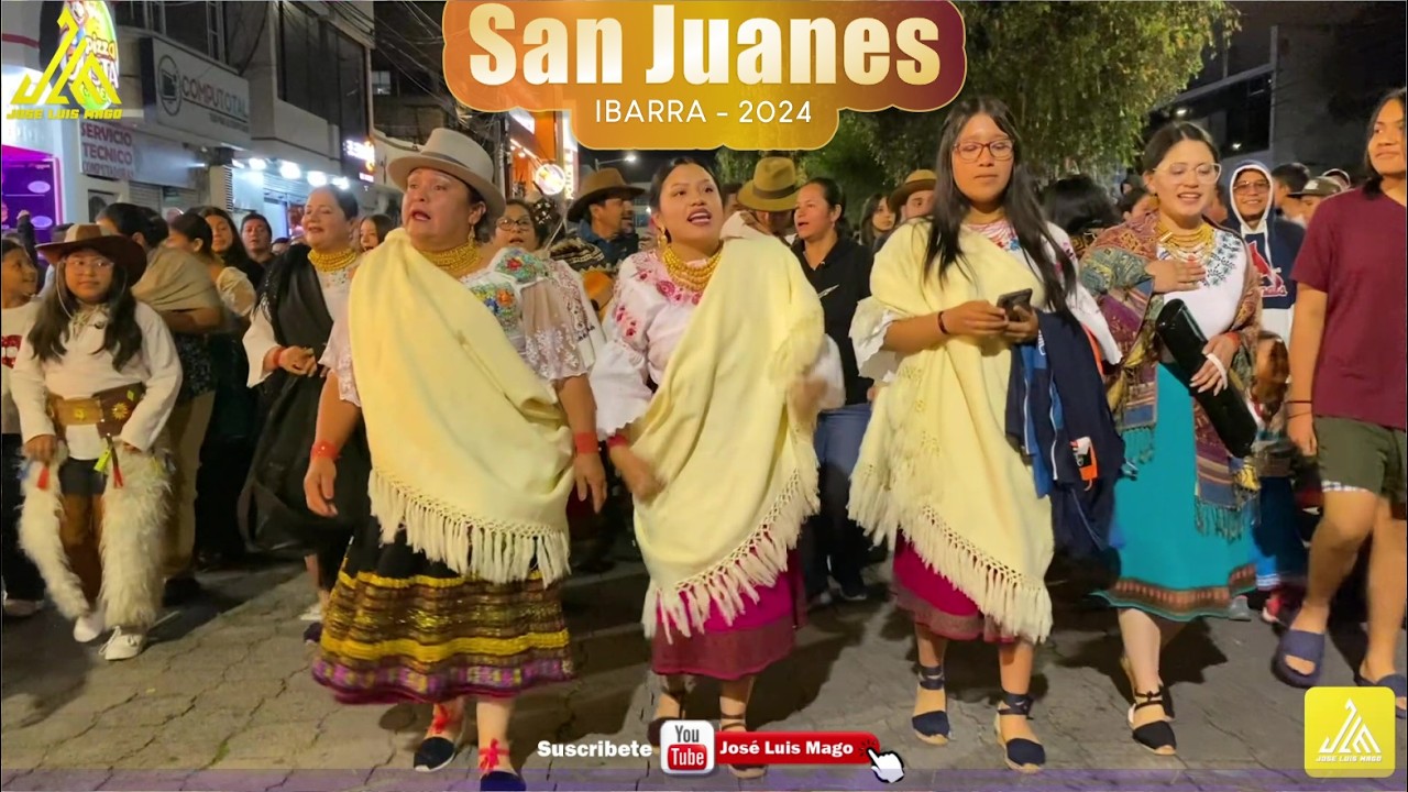 sanjuanes 2024 🇮🇩 Ibarra 🇪🇨 Ecuador | Inti Raymi | Pt. 1/5 #intiraymi # ...