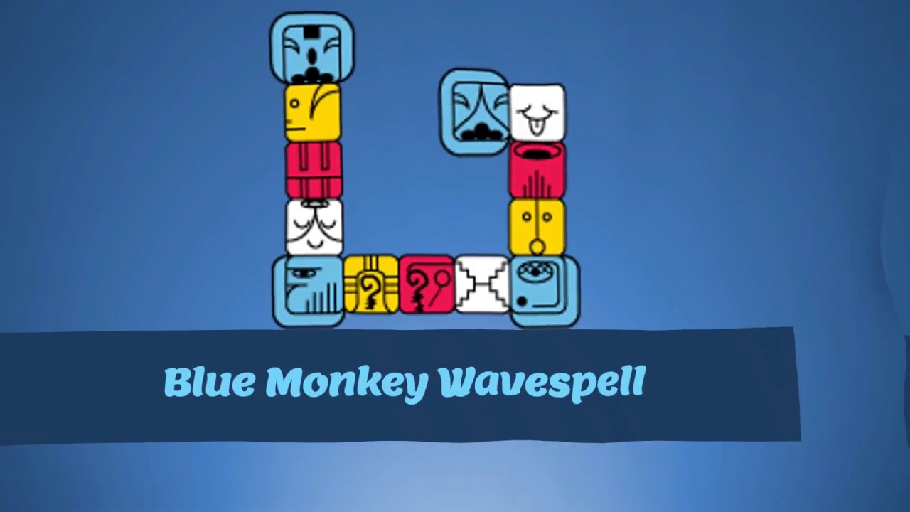 Wavespell Word Blue Magnetic Monkey - YouTube