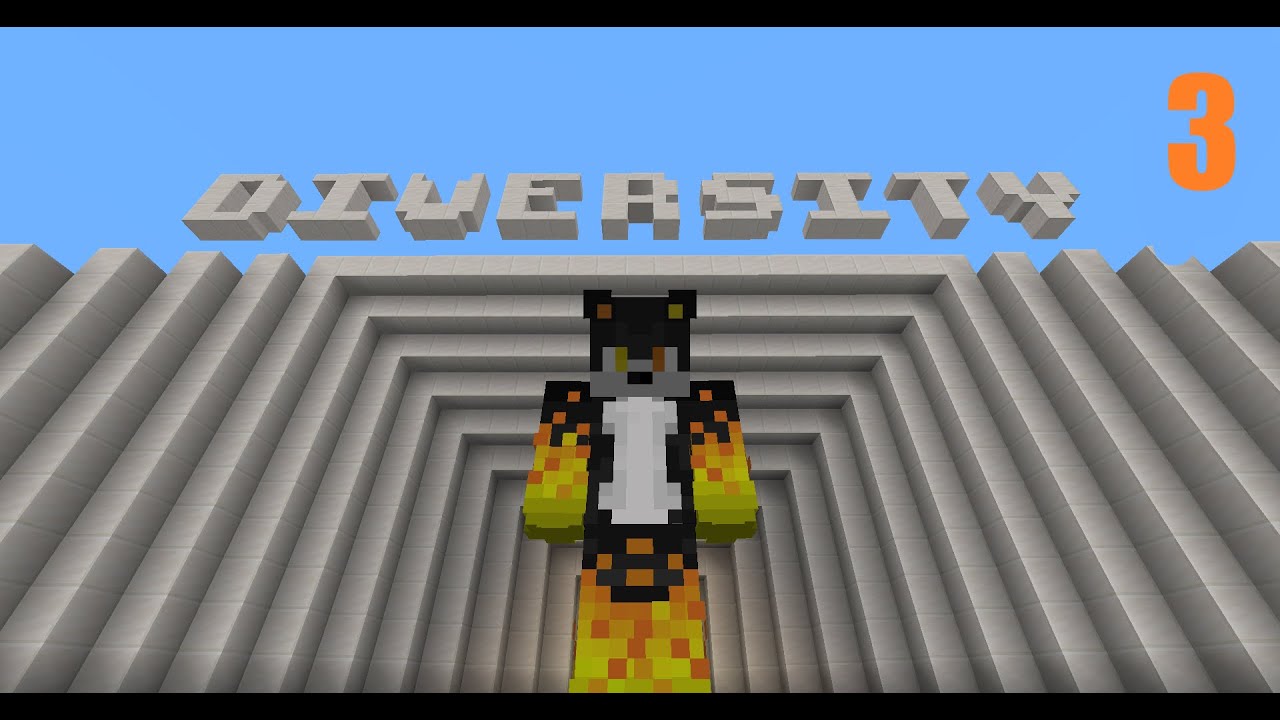 DIVERSITY Minecraft map pt 3 - Going on an EPIC adventure - YouTube