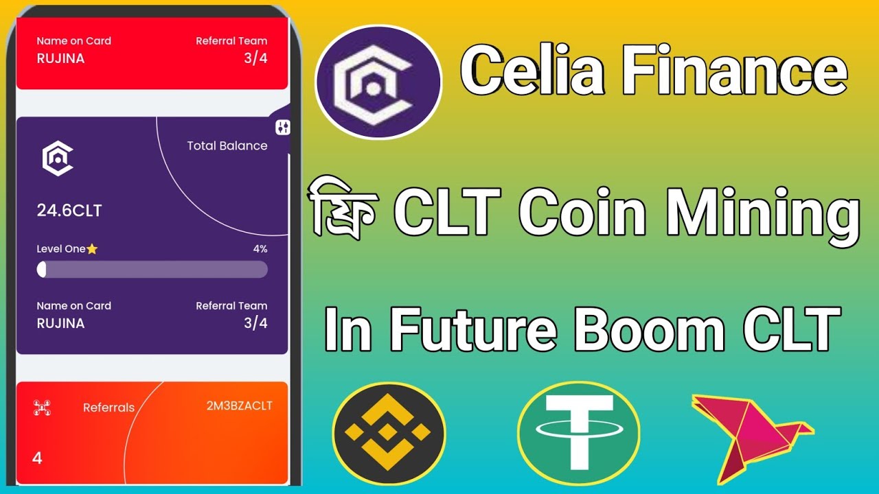 Celia finance Exchange Offer CLT Account creet ফ্রি CLT Coin Earning ...