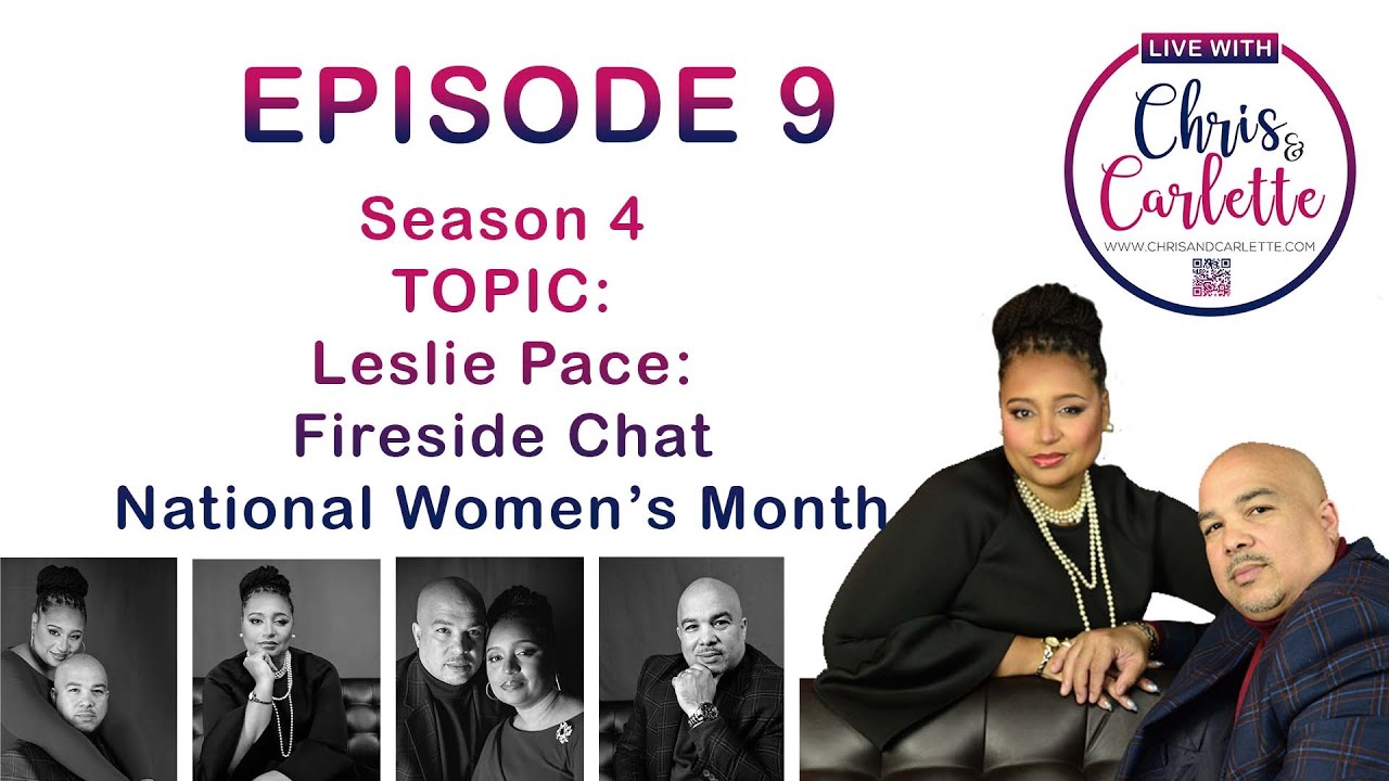 Chris and Carlette Live - Fireside Chat with Leslie Pace - YouTube