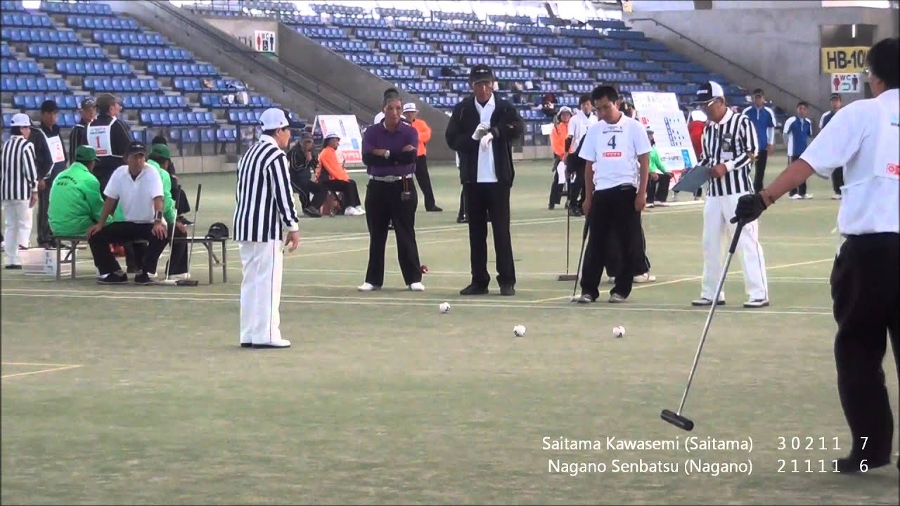 第30回全日本ゲートボール選手権二次リーグ 埼玉かわせみ（埼玉） vs 長野選抜（長野） /30th All Japan Gateball ...