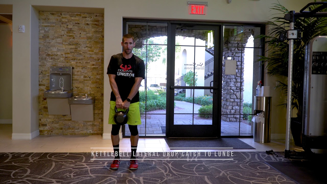 KB Lateral Drop-Catch to Lunge - YouTube
