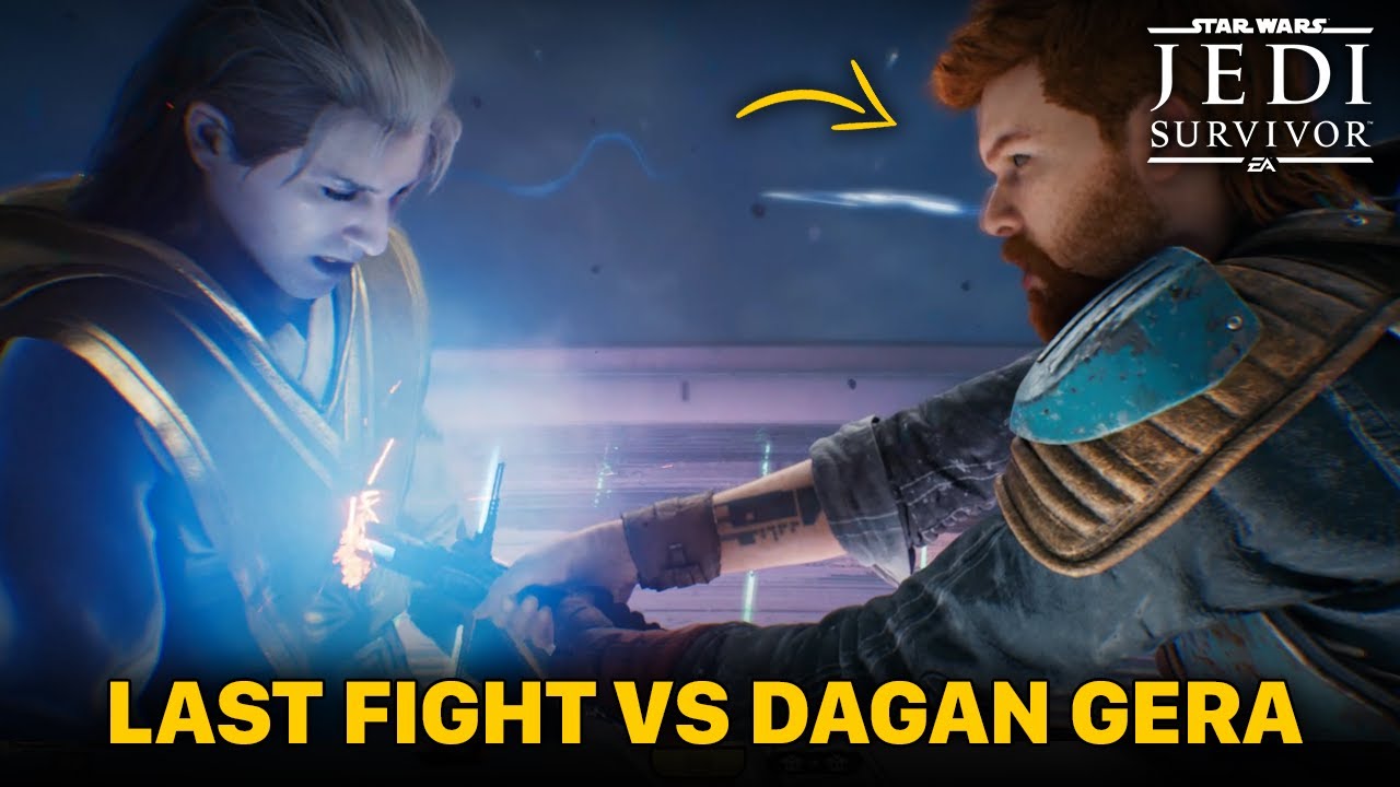 Last Fight vs Dagan Gera Boss - STAR WARS Jedi: Survivor - YouTube