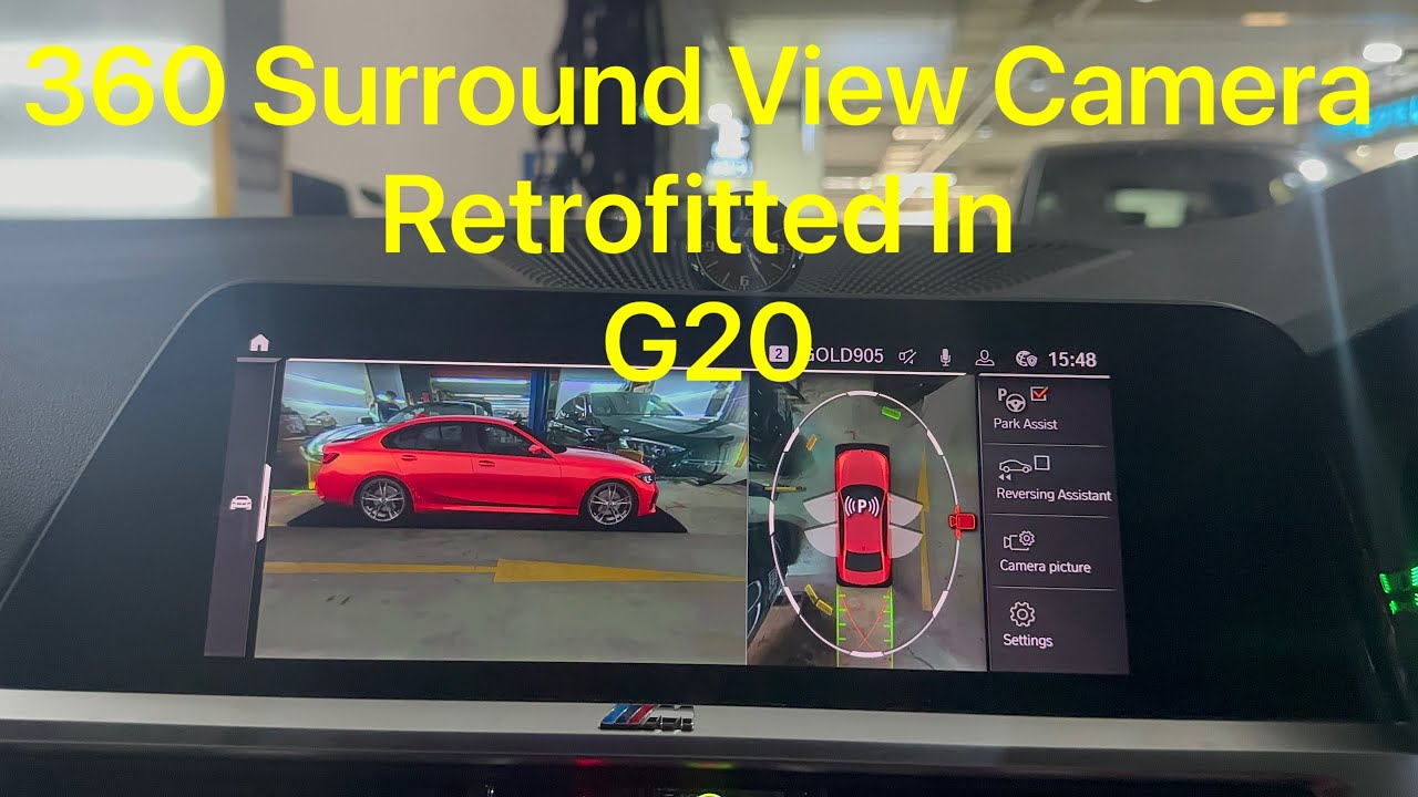 360 Surround View Camera Retrofitted In G20 320i - YouTube