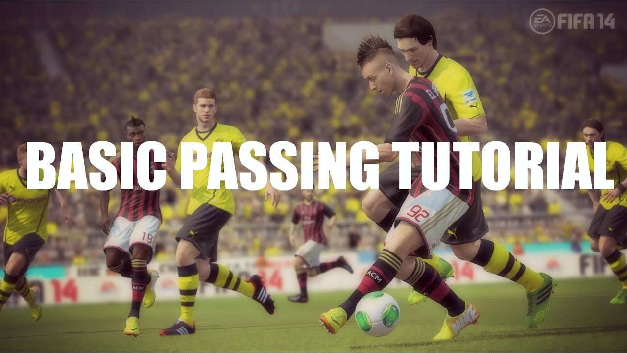 FIFA 14 - Basic Passing Tutorial - YouTube