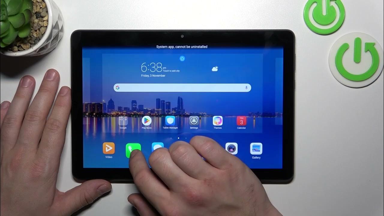 How to Remove/Restore Phone Icon from HUAWEI MediaPad T5 Screen? - YouTube