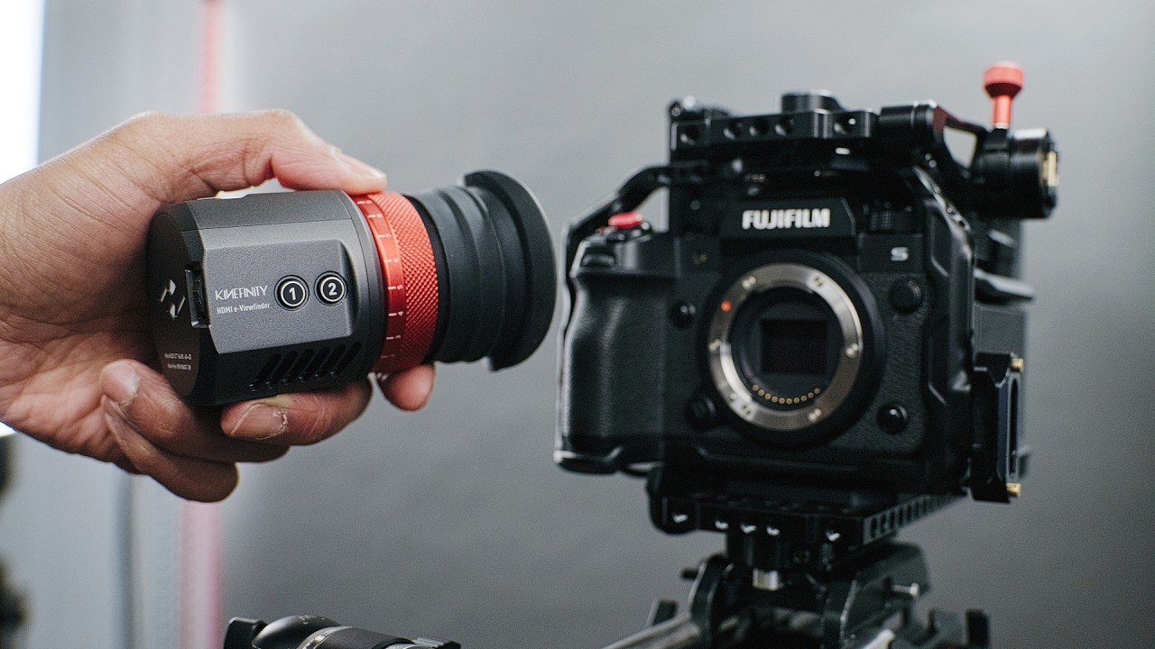 The Kinefinity Eagle HDMI EVF works with ANY mirrorless camera! - YouTube