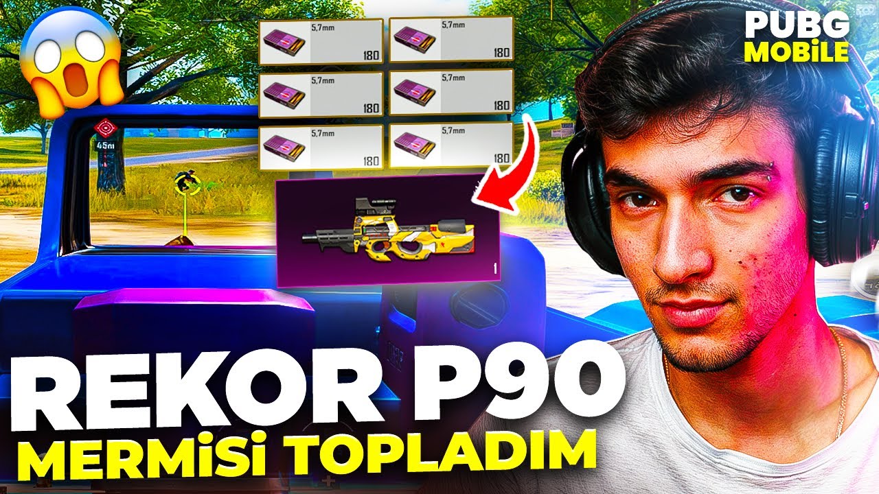 1100 TANE P90 MERMİSİ VE AWM DİYORUM! ŞOV ÜSTÜNE ŞOV YAPTIM! / Pubg Mobile - YouTube