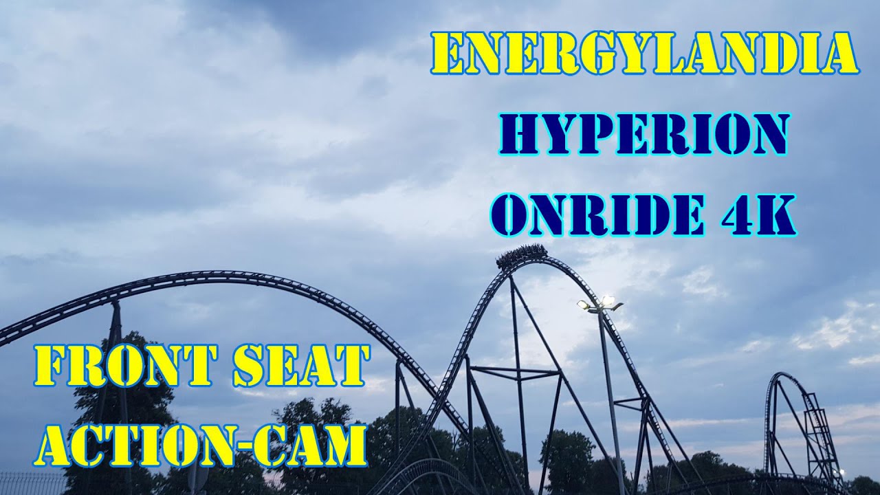 Hyperion onride Frontseat - Energylandia [HD/4K] steel hyper coaster ...